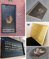 China Hongsen Custom Retro Metal House Number for Hotel Apartment Door Indoor Outdoor Decoration 6000K LED for sale
