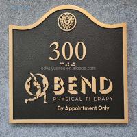 China Wholesale LED Stainless Steel Bronze House Number 6000K 30000Hrs Indoor Outdoor for sale