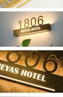 China Custom 3D Stainless Steel LED Backlit House Number Sign 6000K for Hotel Door Room for sale
