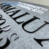 China HONGSEN Custom 3D Laser Cut LED Acrylic Letters Sign 6000K 30W for Indoor Outdoor Advertising for sale