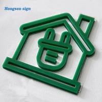 China HONGSEN Custom 3D Laser Cut LED Acrylic Letters Sign 6000K 30W for Indoor Outdoor Advertising for sale