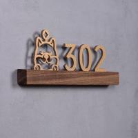 China Custom Stainless Steel 3D LED Hotel Number Sign 110V AC IP65 Waterproof House Number for sale