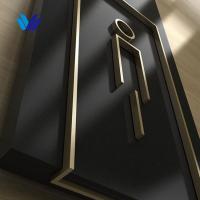 China Hongsen Custom Metal LED Letter Yard Sign Road Traffic Sign 6000K 30000Hrs for sale