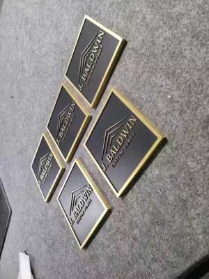 China Custom Brass Signage and Wayfinding Plaques Premium Vintage Style for Hotels for sale