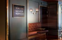China Custom Brass Signage and Wayfinding Plaques Premium Vintage Style for Hotels for sale