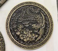 China Solid commemorative plaque featuring 3D relief craftsmanship museum-quality collectible piece. for sale