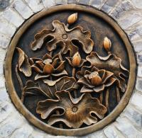 China Solid commemorative plaque featuring 3D relief craftsmanship museum-quality collectible piece. for sale