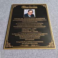China Solid commemorative plaques featuring 3D relief carving plaques honoring great figures available in brass aluminum and bronze plaque for sale