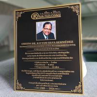 China Solid commemorative plaques featuring 3D relief carving plaques honoring great figures available in brass aluminum and bronze plaque for sale