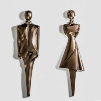 China Custom restroom signs for men and women, carved from 15mm solid aluminum plate using 3D relief craftsmanship. for sale