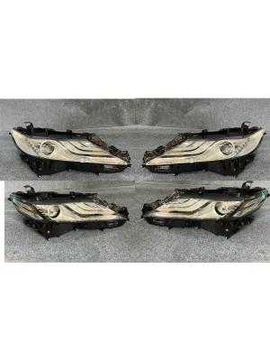 China Genuine Used 8th Gen Toyota Camry Headlight Assembly Set of 2 (Driver + Passenger Side) – Available in LED Projector / Standard LED Spec for sale
