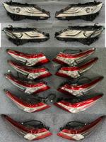 China Genuine Used 8th Gen Toyota Camry Headlight Assembly Set of 2 (Driver + Passenger Side) – Available in LED Projector / Standard LED Spec for sale