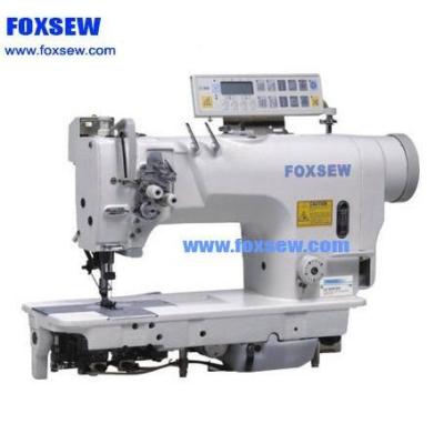 China Direct Drive Double Needle Lockstitch Sewing Machine FX8420-D4 4mm Needle Gauge for sale