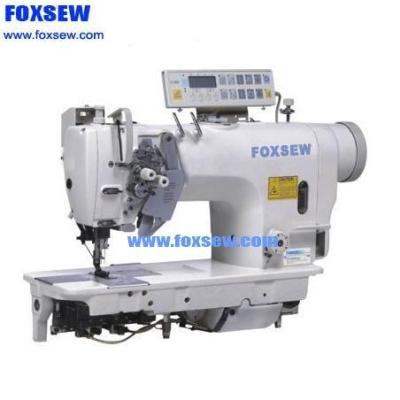 China Direct Drive Double Needle Lockstitch Sewing Machine FX8450-D4 4mm for sale