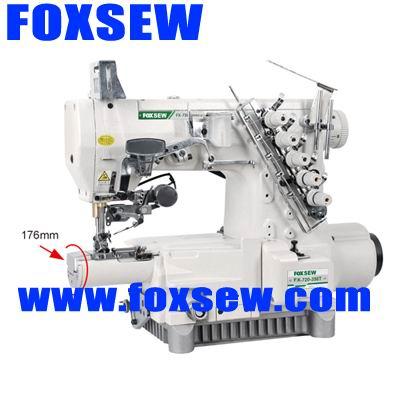 China Small Cylinder Bed Three-Needle Interlock Sewing Machine FX720-356T Automatic Thread Trimming for sale
