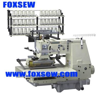 China Industrial Smocking Sewing Machine FX1033 for Shirring Fabric 12 Needles for sale