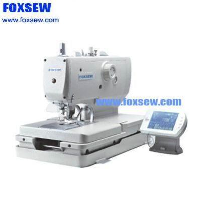 China Computer Controlled Direct Drive Eyelet Buttonholing Sewing Machine FX9820 2500rpm for sale