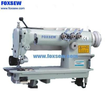 China Industrial Three Needle Chain Stitch Sewing Machine FX3830 for Heavy Duty Fabrics for sale