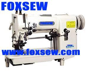 China Industrial Double Needle Hemstitch Picoting Sewing Machine FX1725 with Puller Cutter 12mm for sale