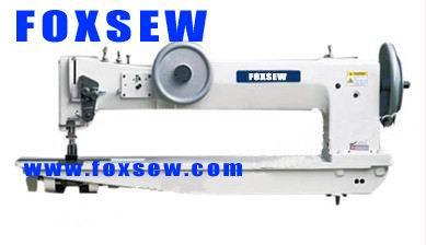 China Double Needle Long Arm Extra Heavy Duty Compound Feed Lockstitch Sewing Machine for sale