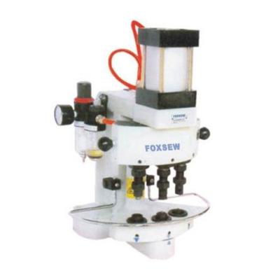 China Pneumatic Button Attaching Machine FX-T3 10mm Capacity for Fabric Leather for sale