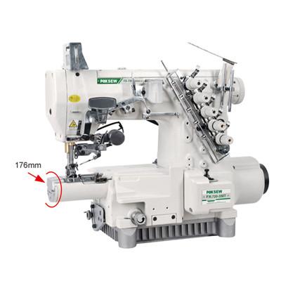 China Small Cylinder Bed Three-Needle Interlock Sewing Machine FX720 with Automatic Thread Trimming for sale