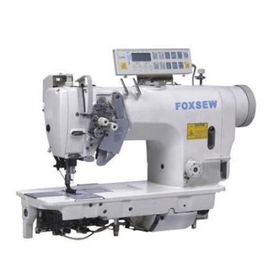 China Computer Controlled Direct Drive Split Needle Bar Double Needle Lockstitch Sewing Machine 110V for sale