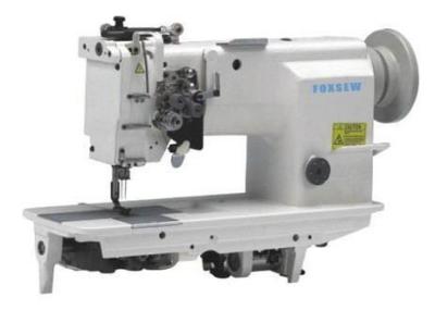 China High Speed Double Needle Feed Sewing Machine Split Needle Bar FX2252 5500rpm for sale