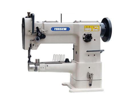 China Single Needle Cylinder Arm Compound Feed Walking Foot Heavy Duty Leather Sewing Machine for sale