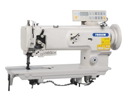 China Single Needle Compound Feed Walking Foot Heavy Duty Lockstitch Sewing Machine with Automatic Thread Trimmer for sale