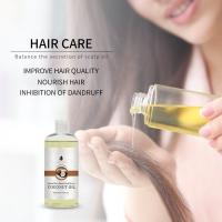 China Yellowish 100% Organic Cold Pressed Coconut Oil Refined For Face for sale