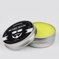 China 60g Moisturizing Organic Beard Growth Oil , Mens Beard Cream Yellow for sale