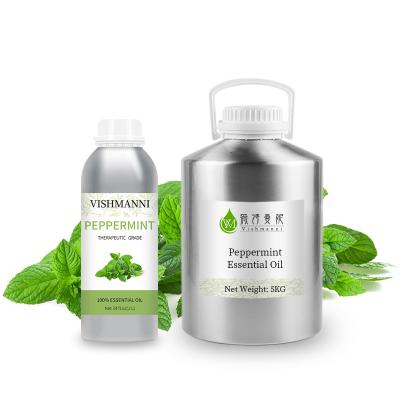 China Cas 68917 18 0 Refreshing Organic Peppermint Essential Oil Colorless for sale