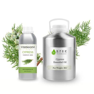 China MSDS Approval Pores Shrinking Cypress Essential Oil For Skin Light Yellow for sale