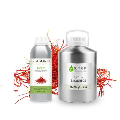 China Bulk 100 Pure Organic Essential Oils Saffron Essential Oil For Calm Suppresses for sale