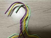 China 1.9mm Multi-colored Laundry Wire Hanger For Dry Cleaner for sale