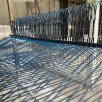 China 18inch Good Quality Clothes Wire Hanger For Dry Cleaner-Blue for sale