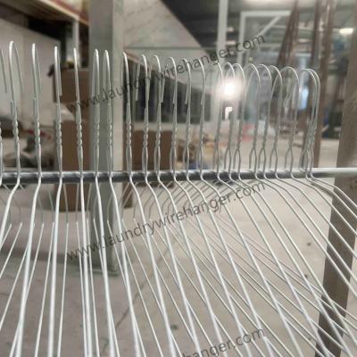 China 18inch Disposable Wire Suit Hanger For Dry Cleaner for sale