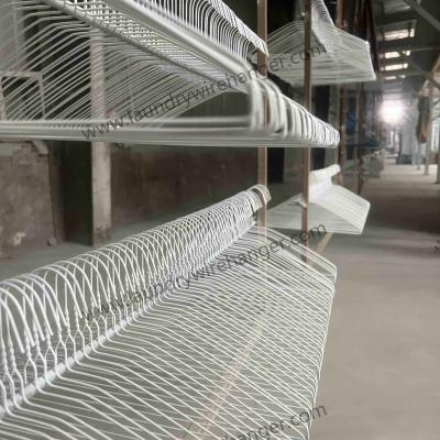 China 16inch Metal Dry Cleaner Hanger For Laundry Shop for sale