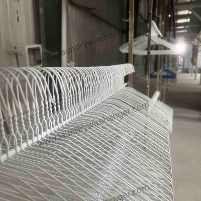 China 16inch Notched Dry Cleaner Hanger For Dry Cleaning Shop for sale