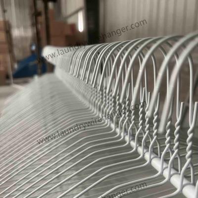 China 16inch Disposable Wire Shirt Hangers For Dry Cleaners for sale