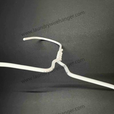 China 16inch Good Quality Wire Shirt Hangers For Laundromat for sale