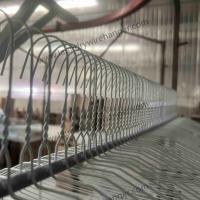 China Powder Coated Steel Wire Hangers 16 Inch Size 13.5 Gauge Diameter Durable for sale