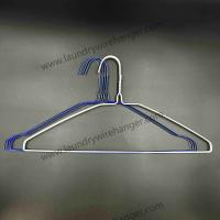 China 16inch Disposable Wire Shirt Hangers For Dry Cleaning Shop for sale