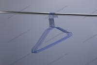 China Organize Your Closets with White Wire Hangers 1.9mm Diameter and 500pcs Per Carton for sale