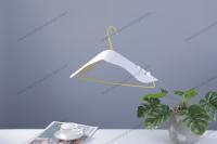 China Organize Your Wardrobe with 16 Inches Wire Shirt Hangers and Smooth Surface for sale