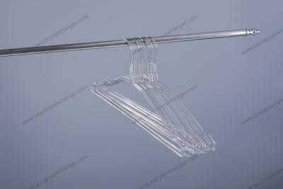 China 1.9mm/14.5gauge Coated White Wire Hangers Durable and Versatile Storage Solution for sale