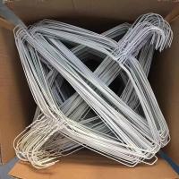 China 12.5kgs Per Box Metal Clothes Hangers 500pcs 1.9mm Thickness for sale