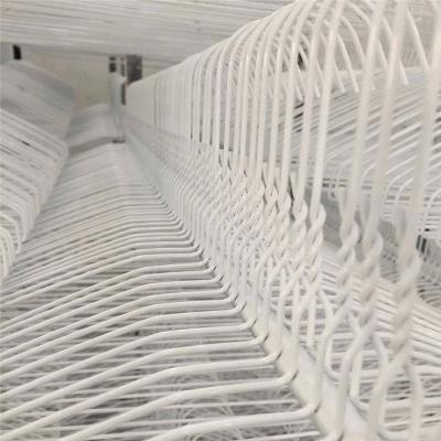 China Gross Weight 10.5kgs Per Box Wired Cloth Hanger Heavy Duty Wire Clothes Hangers Designed for Garment Hanging and Storage for sale