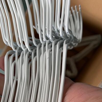 China Dry Cleaner Laundry Wire Hanger Gold Color 2.5mm Diamater Metal Material for sale